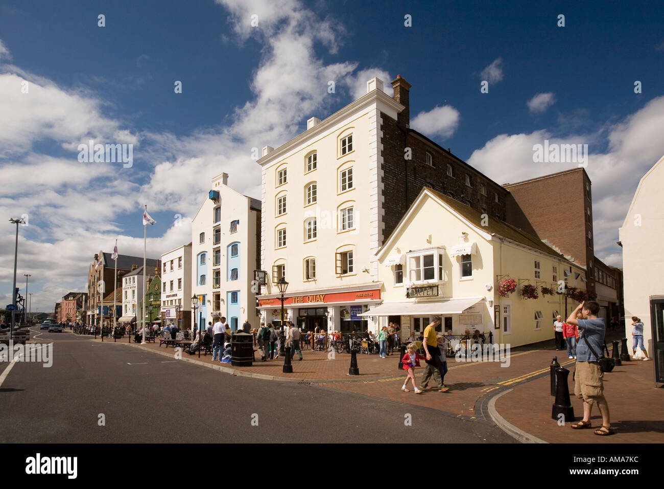 UK Dorset Poole Old Town Quay Hennings Wharf Building Stock Photo - Alamy