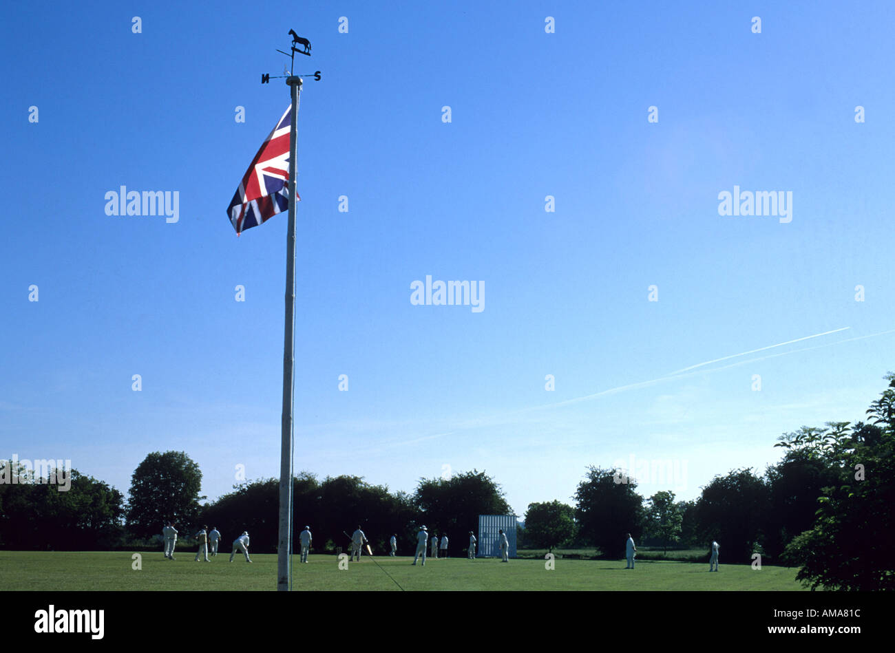 Cricket flag hi-res stock photography and images - Alamy