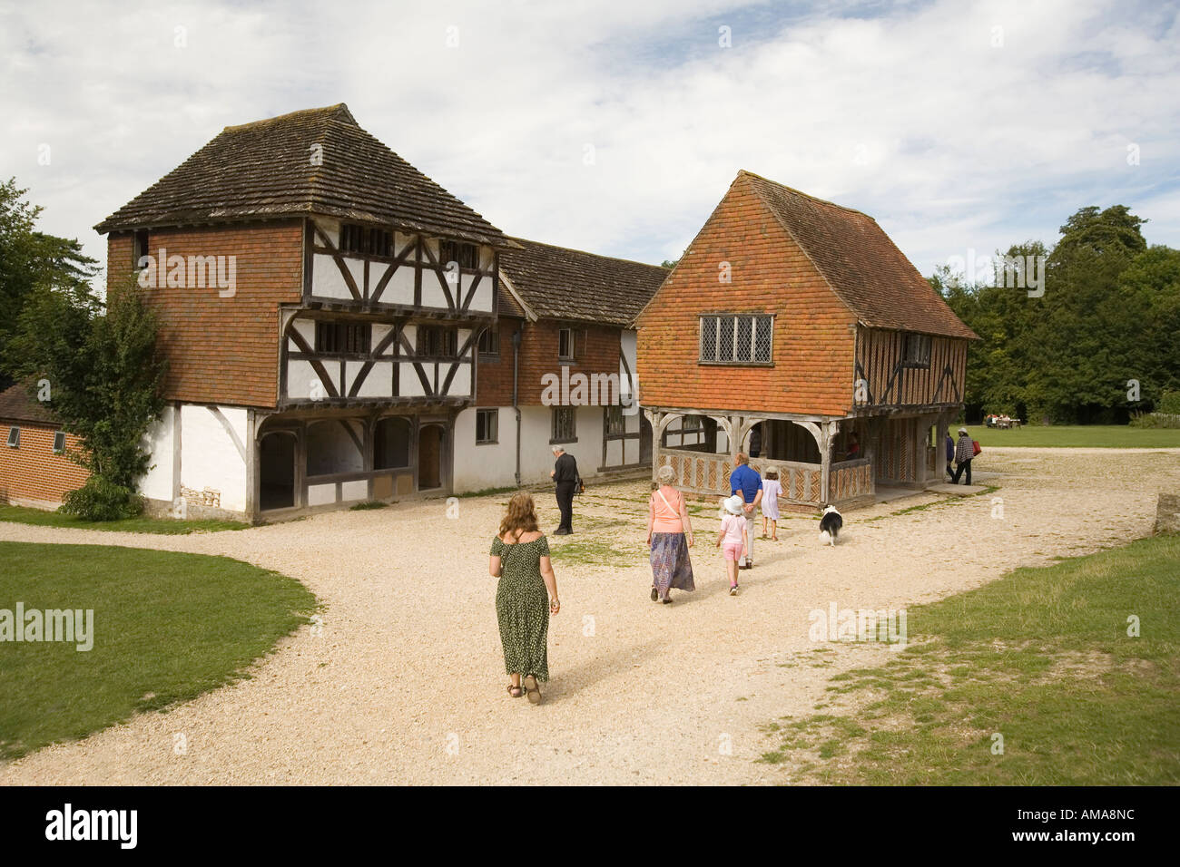 West Sussex Singleton Weald and Downland Museum reconstructed medieval ...