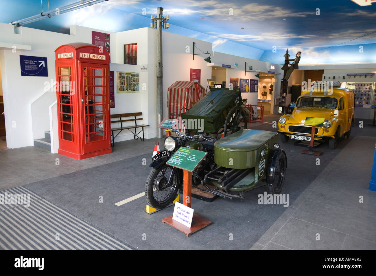 West Sussex Amberley Working Museum Connected earth communications hall ...