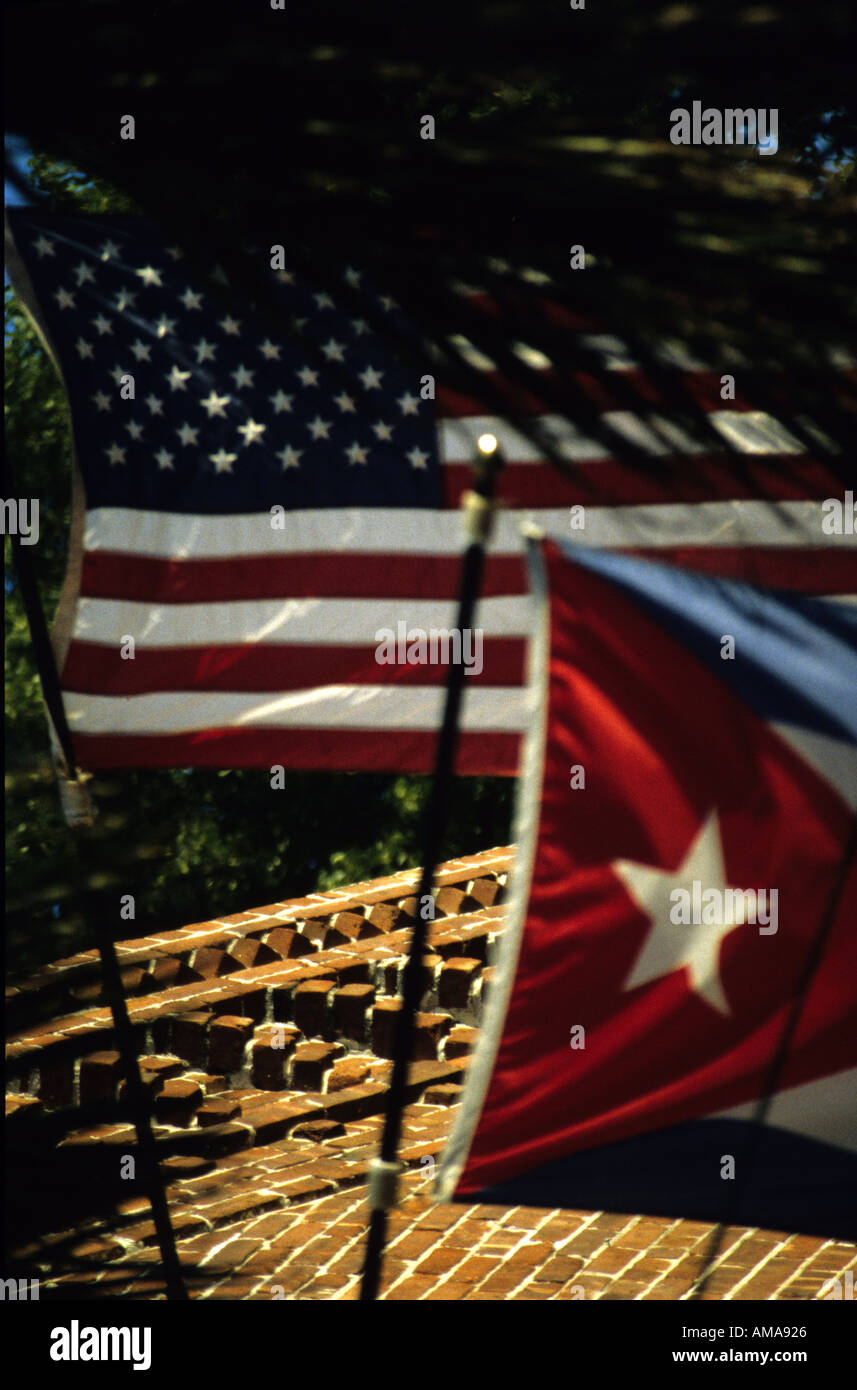 Flags Key West Florida Stock Photo - Alamy