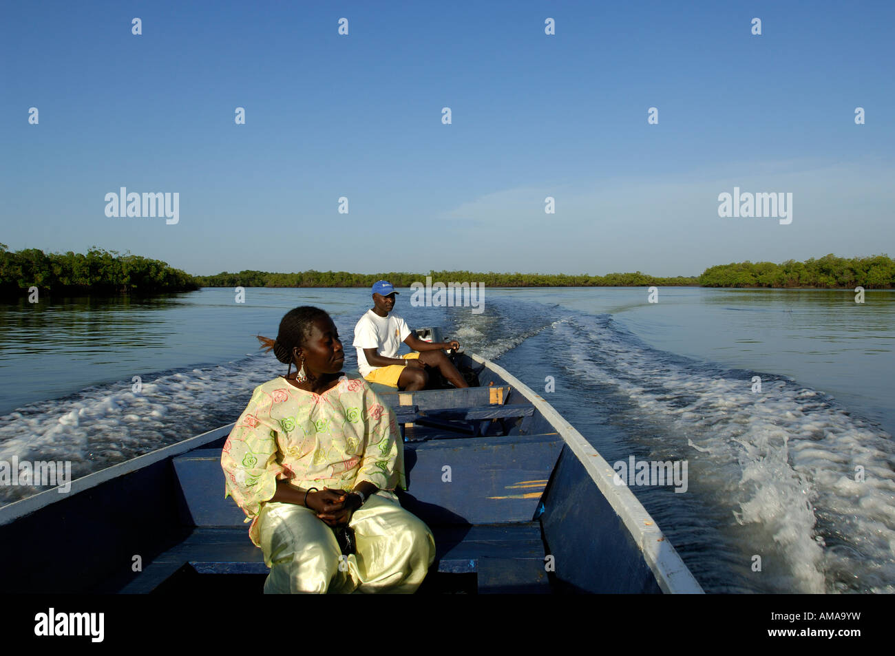 Senegal, Saloum River Delta, taxi in Sine Saloum area classified as ...