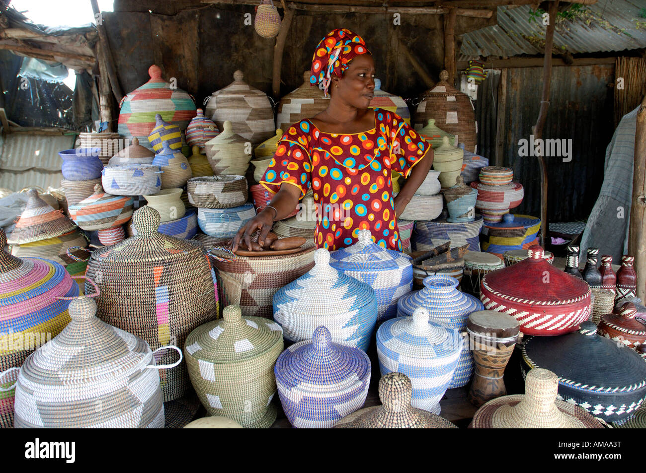 Senegal thies basket hi-res stock photography and images - Alamy