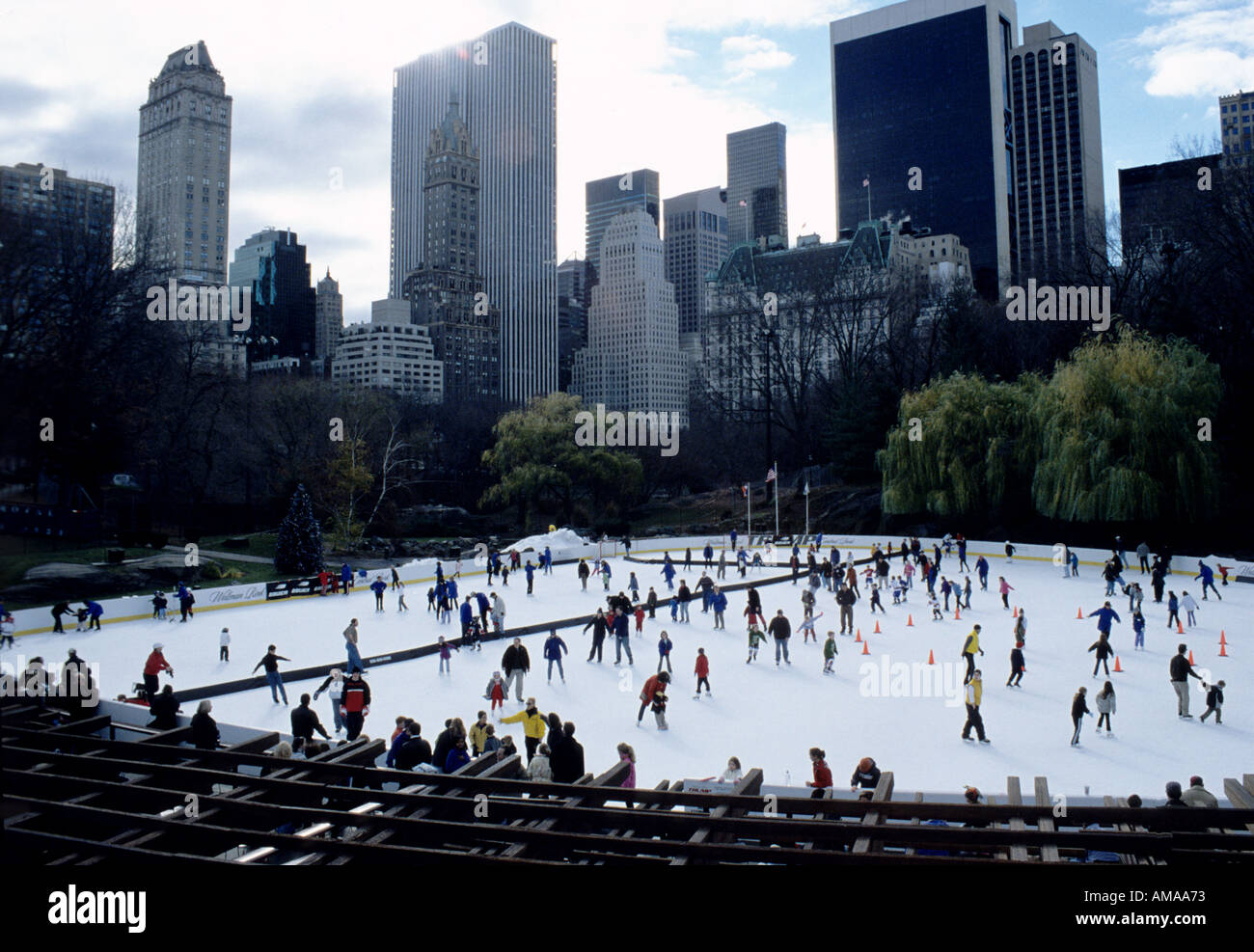 Ice skating ring in Central Park New York City Stock Photo - Alamy Ice skating ring in Central Park New York City Stock Photo - Alamy
