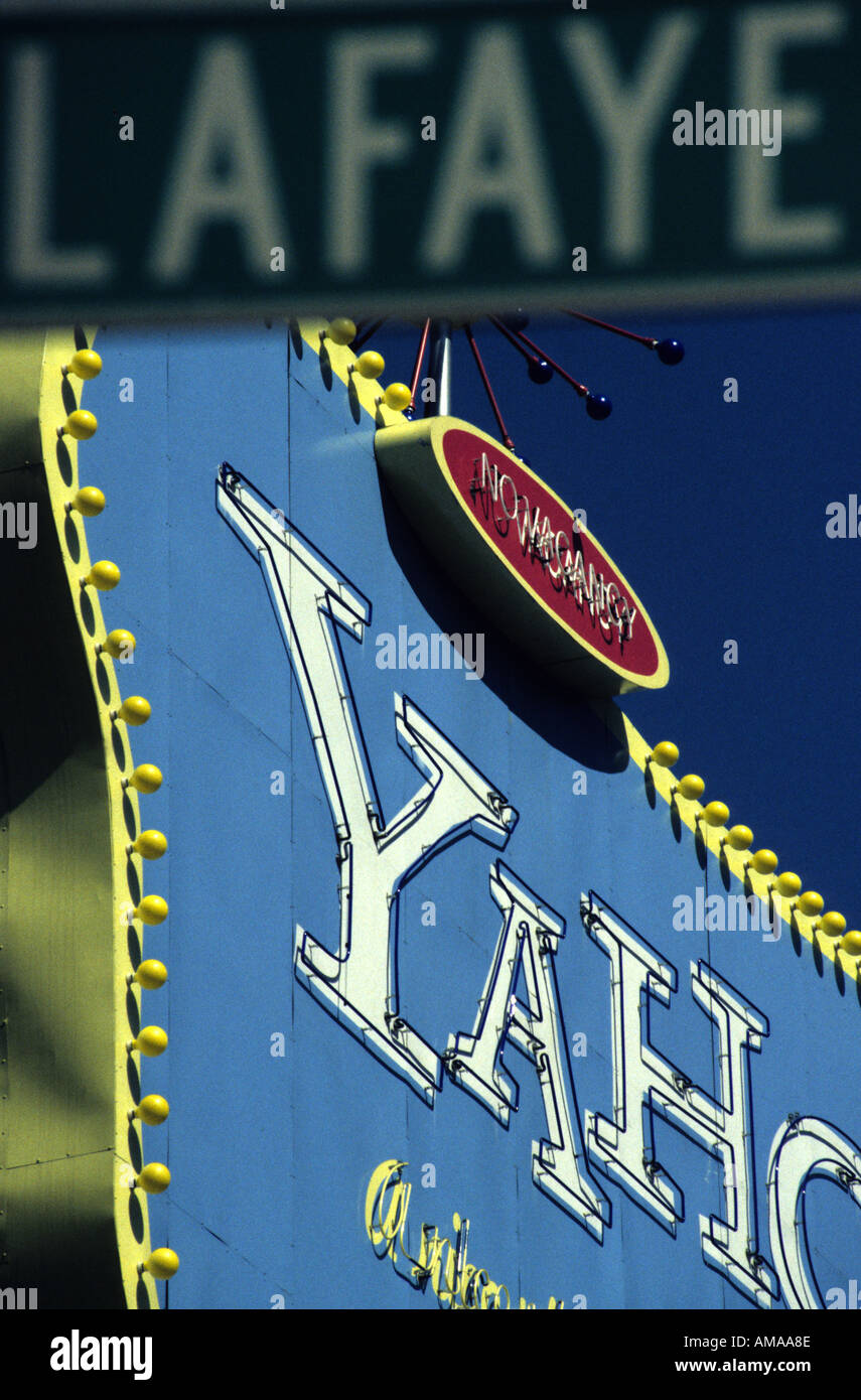 Yahoo sign new york city Stock Photo - Alamy