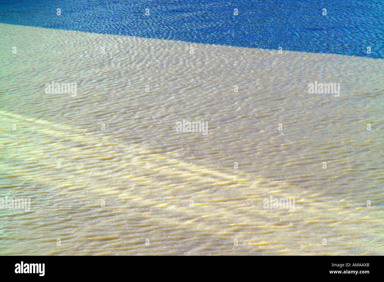 Two tone river water Stock Photo - Alamy