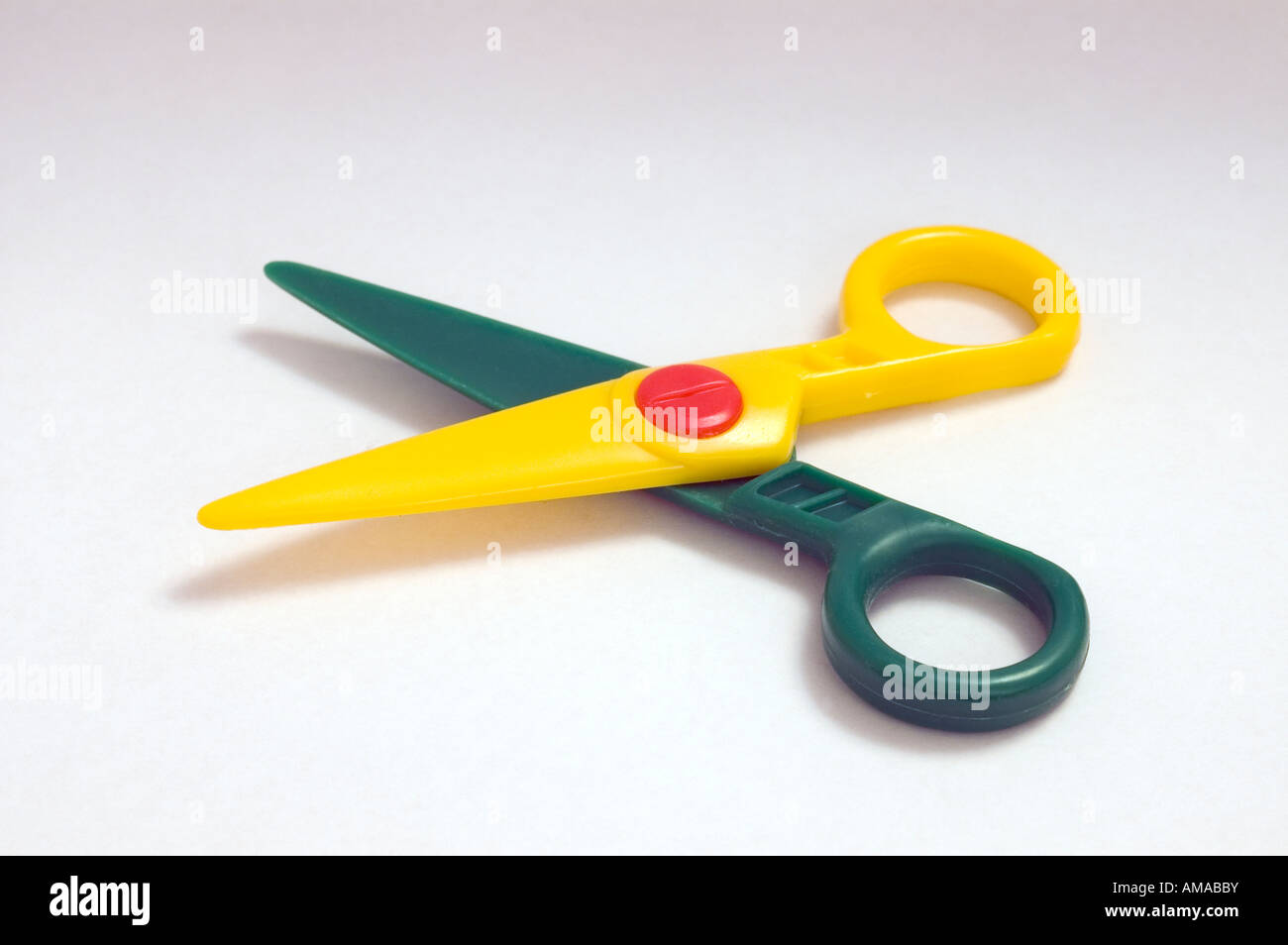Plastic scissors (Childs Stock Photo - Alamy