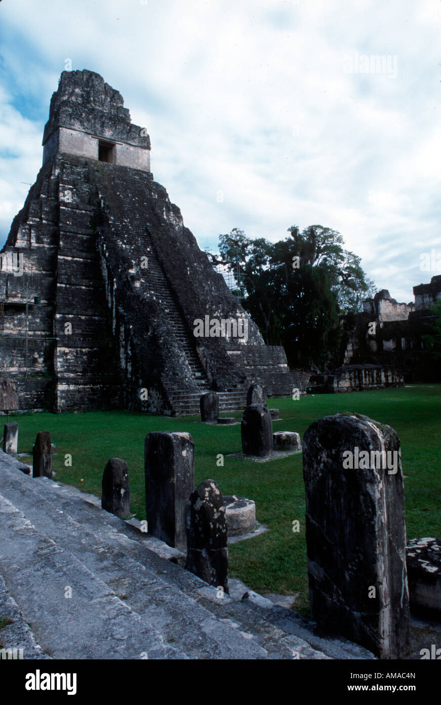 Mayan ruins of Tikal Stock Photo - Alamy