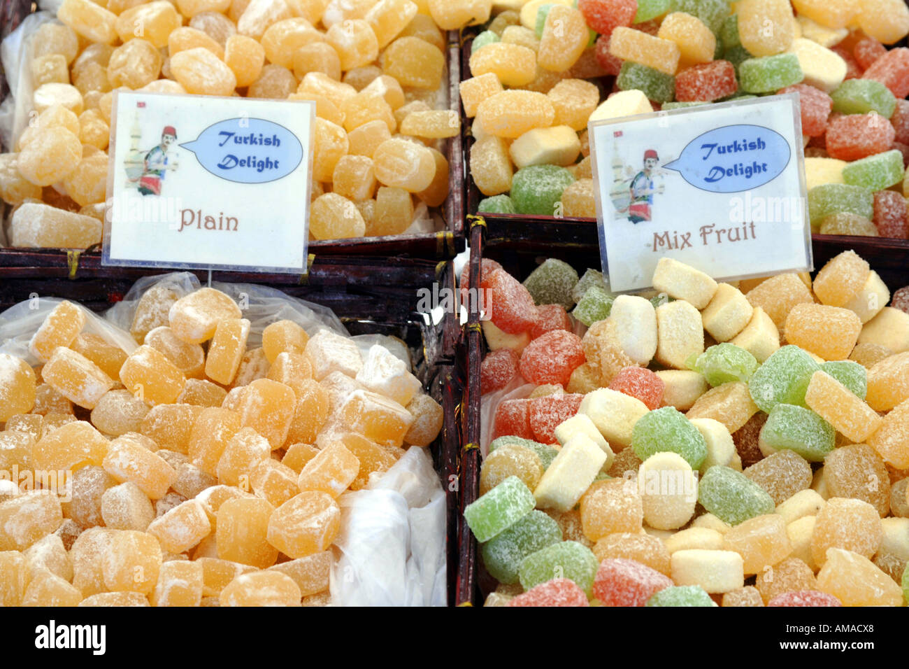 Mixed Fruit Candy Confectionery Sweets Stock Photo - Alamy