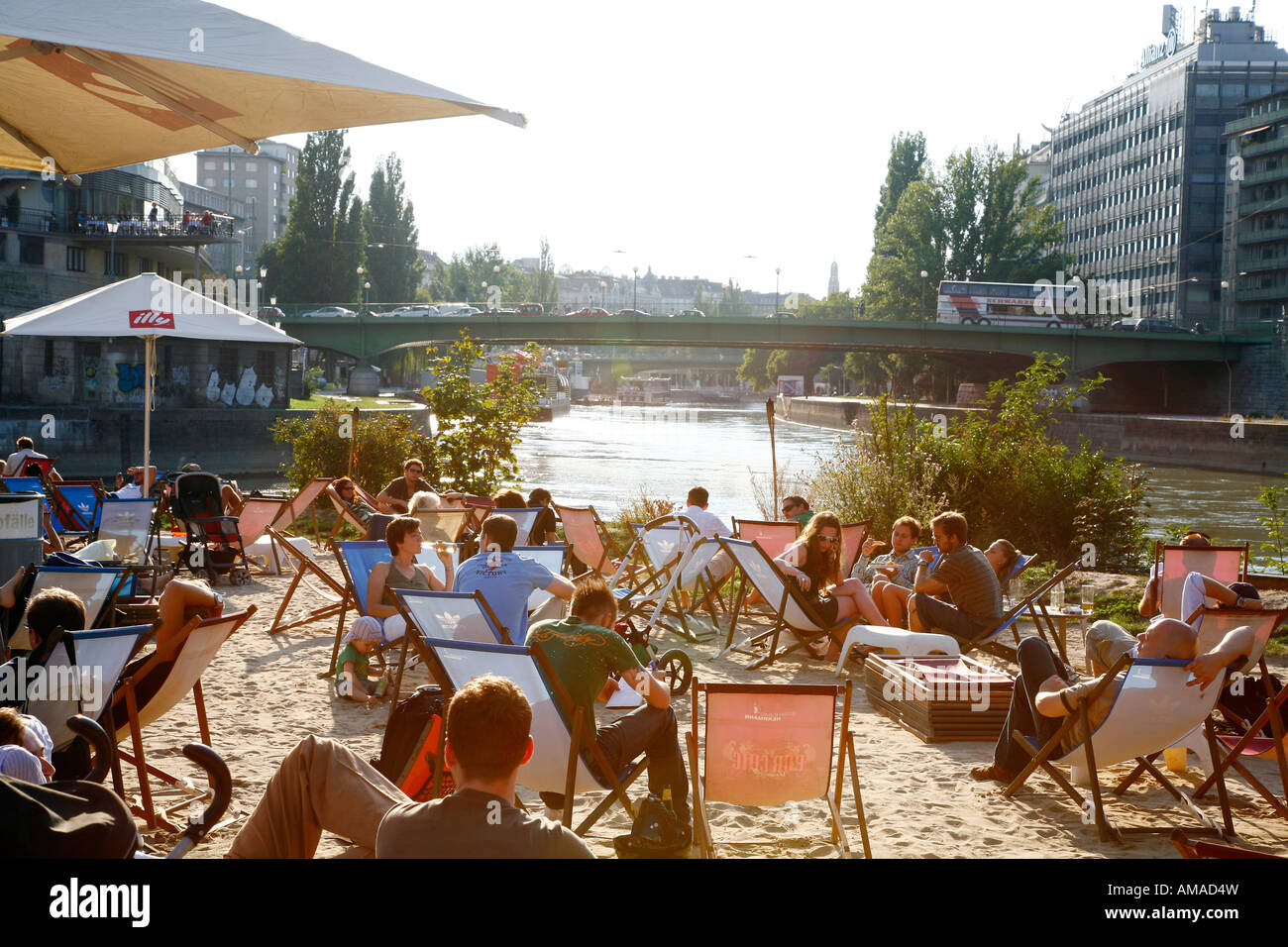 Vienna city beach club hi-res stock photography and images - Alamy