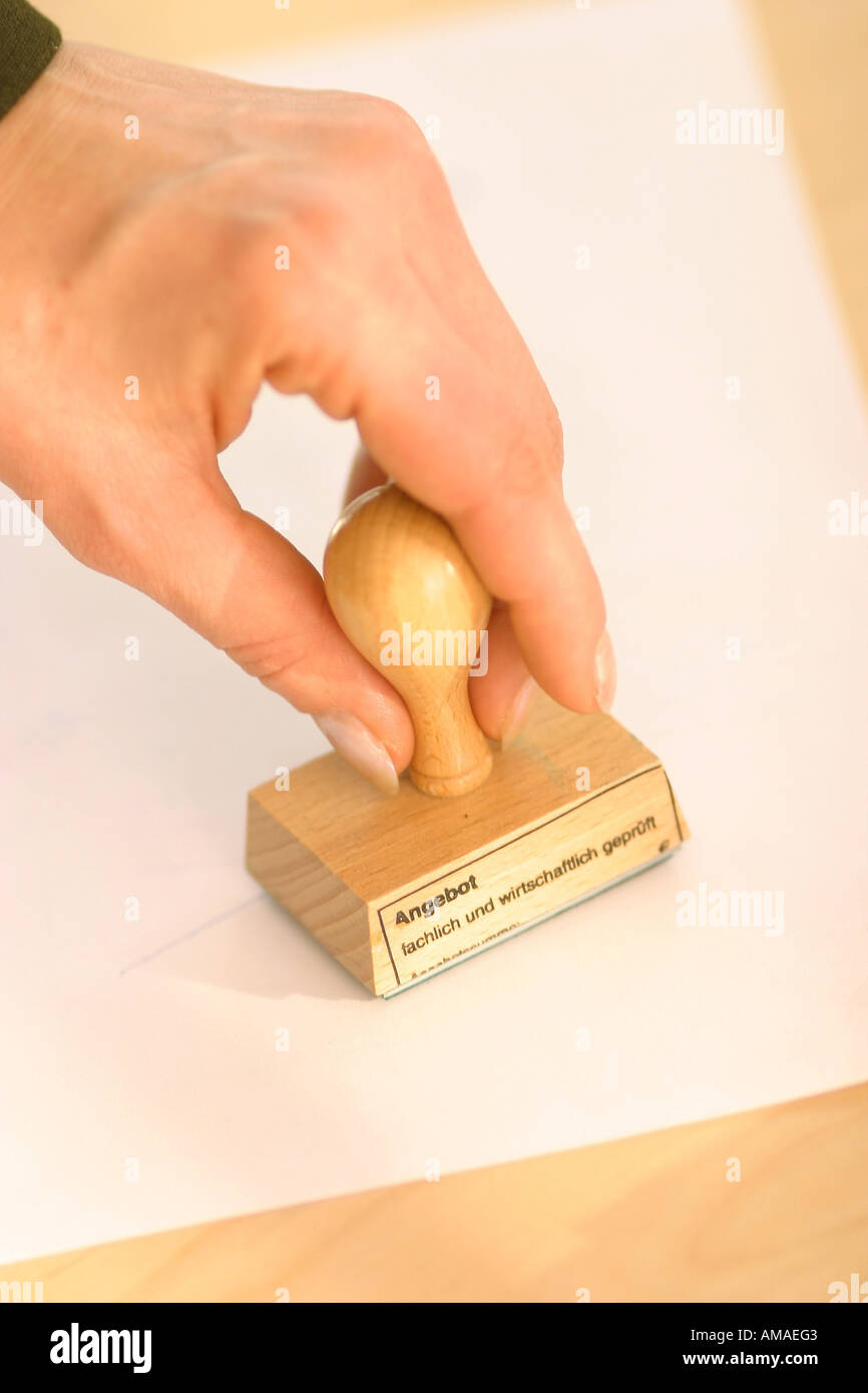 Stamping papers hi-res stock photography and images - Alamy