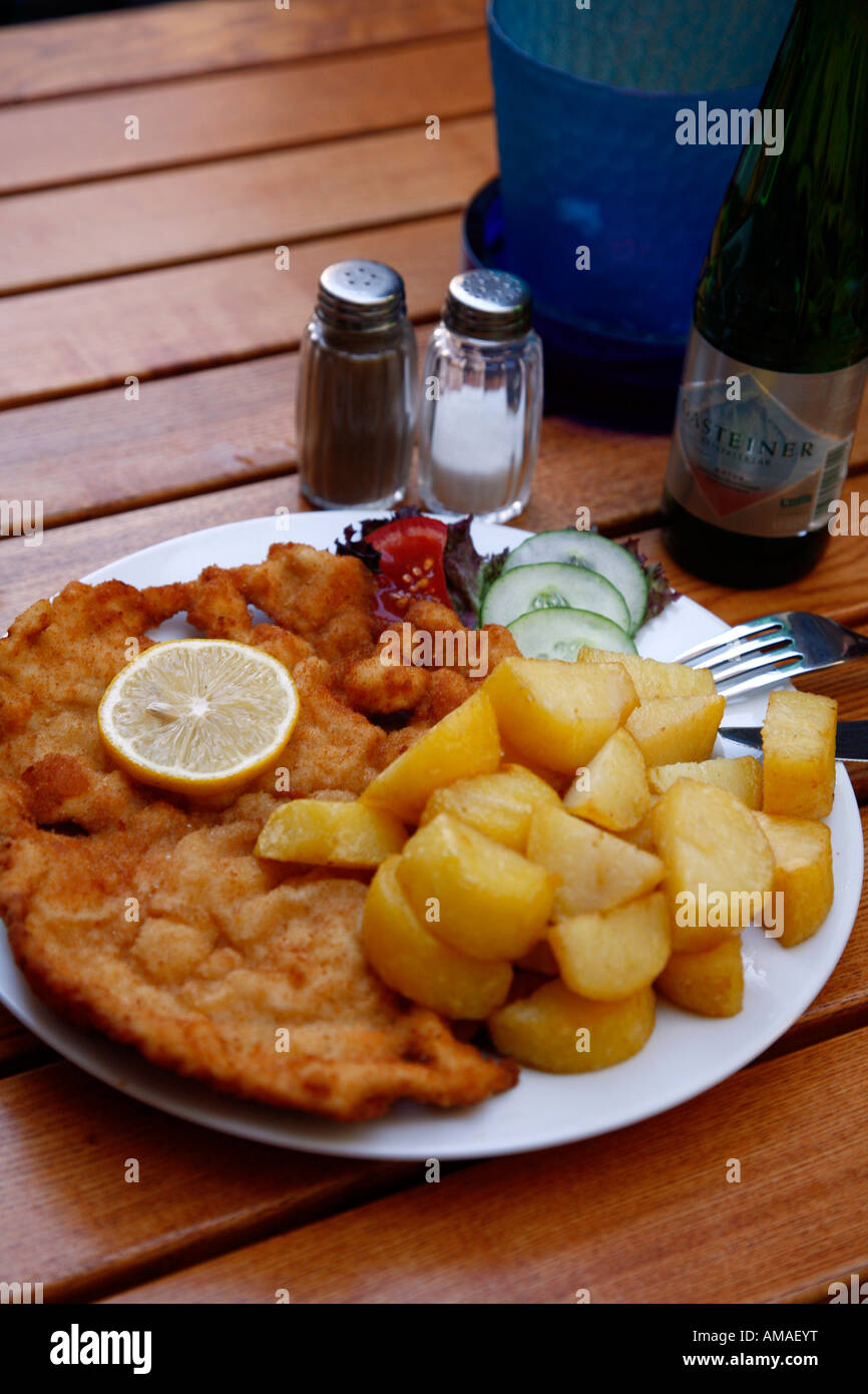 Aug 2008 - Traditional Wiener Schnitzel Vienna Austria Stock Photo - Alamy
