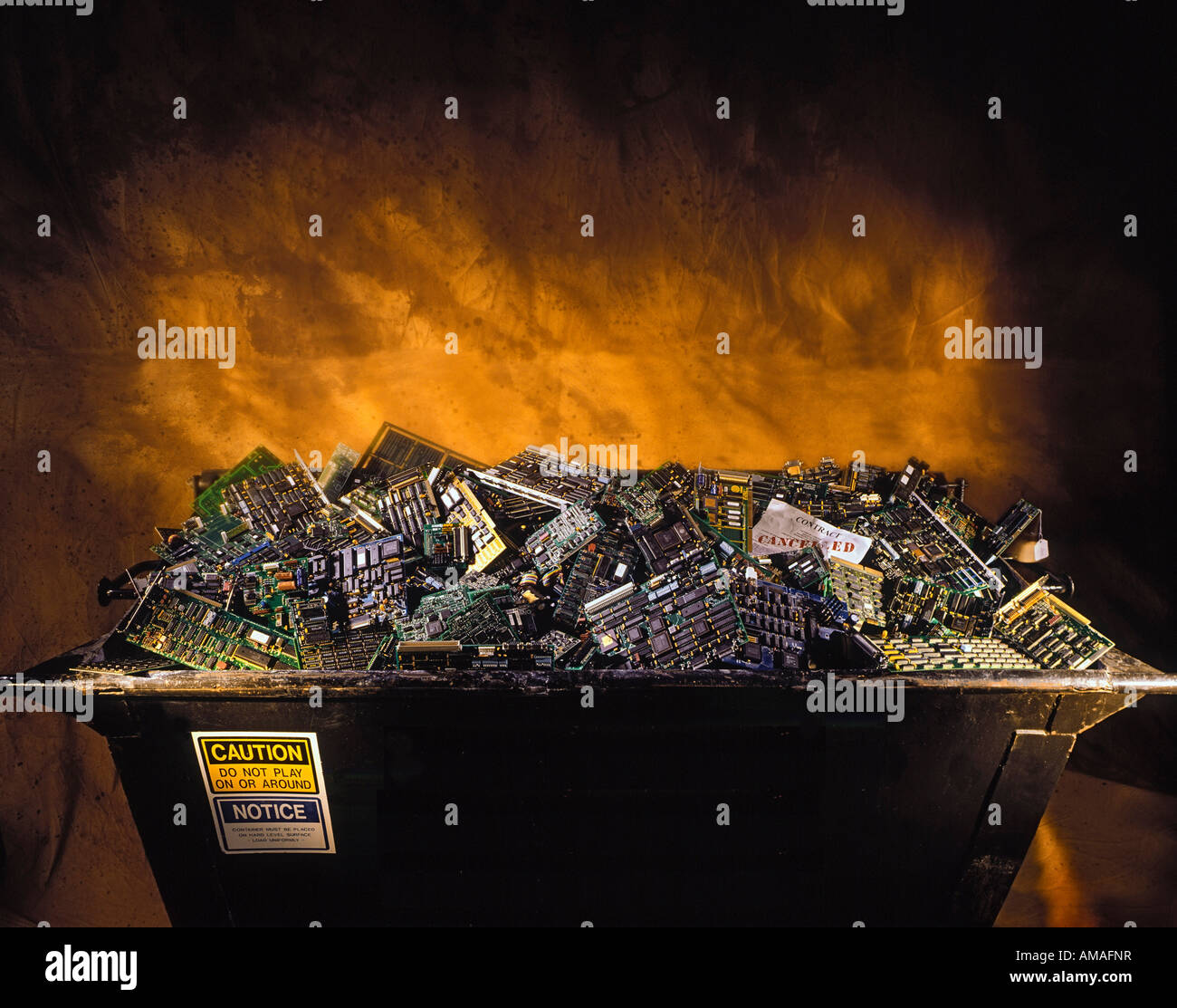 burning computer components Stock Photo - Alamy