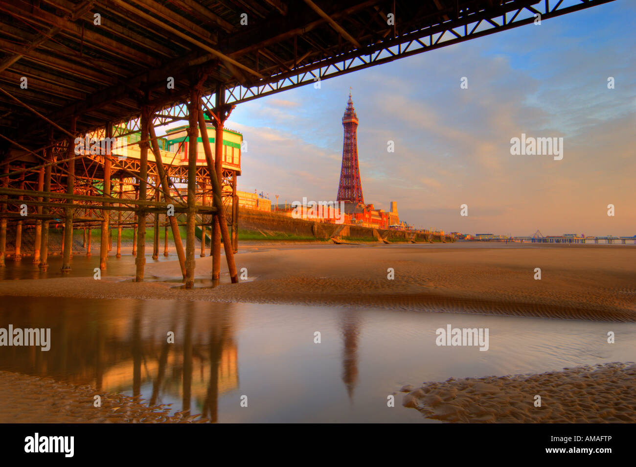 Blackpool Tower Showing Blackpool Tower High Resolution Stock ...