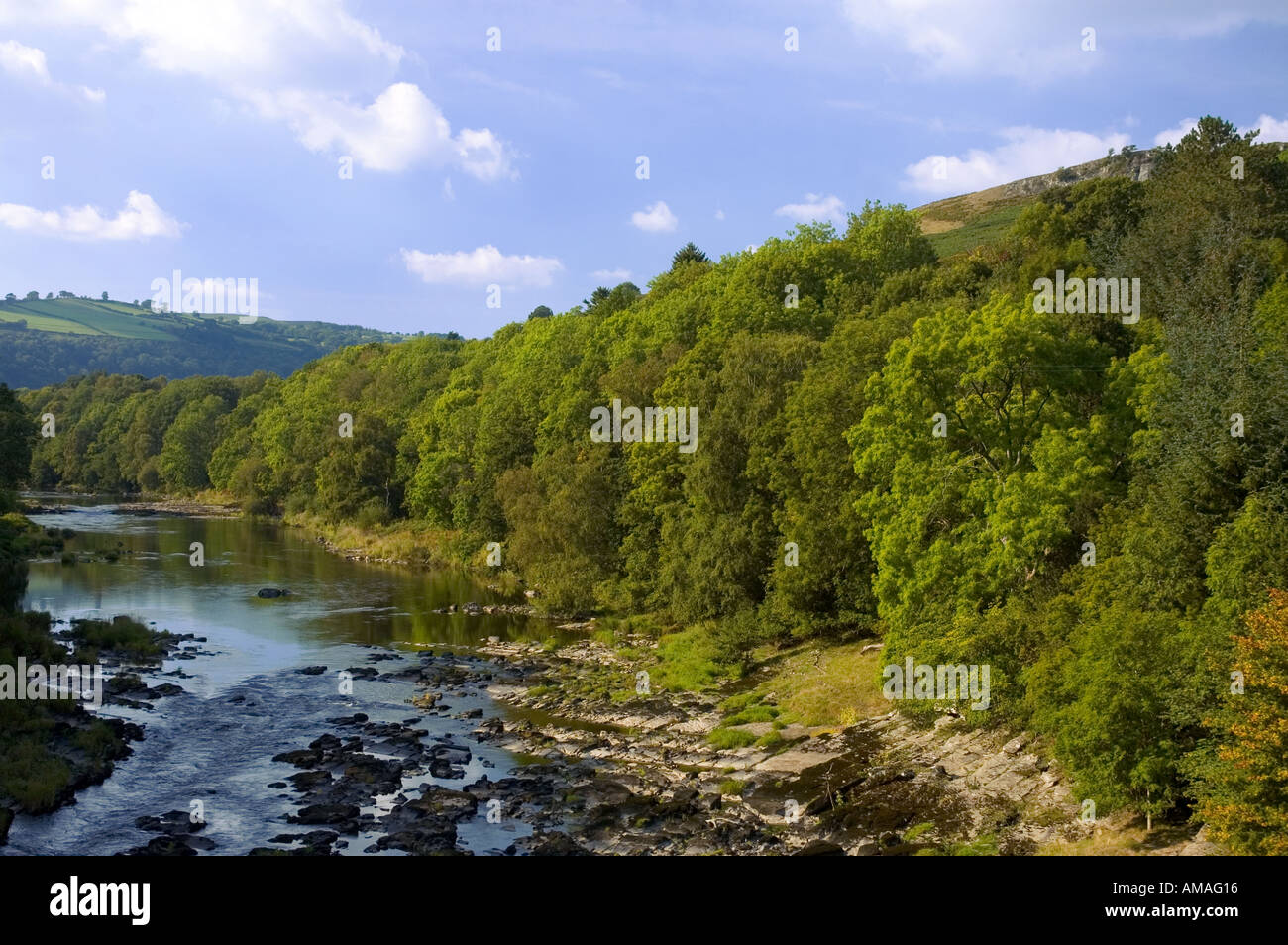 Welsh river landscape hi-res stock photography and images - Alamy
