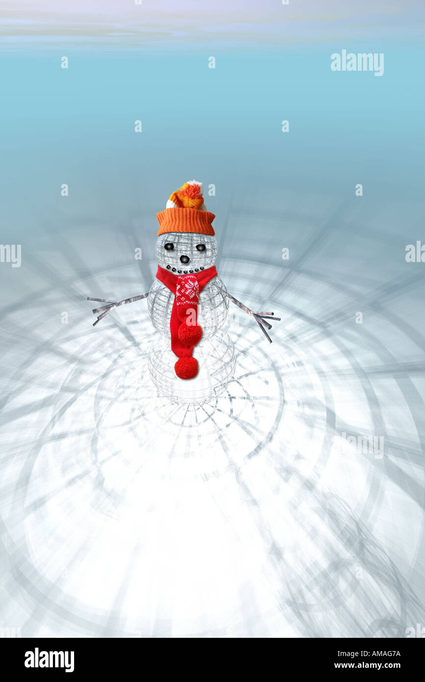 High tech snowman Stock Photo - Alamy