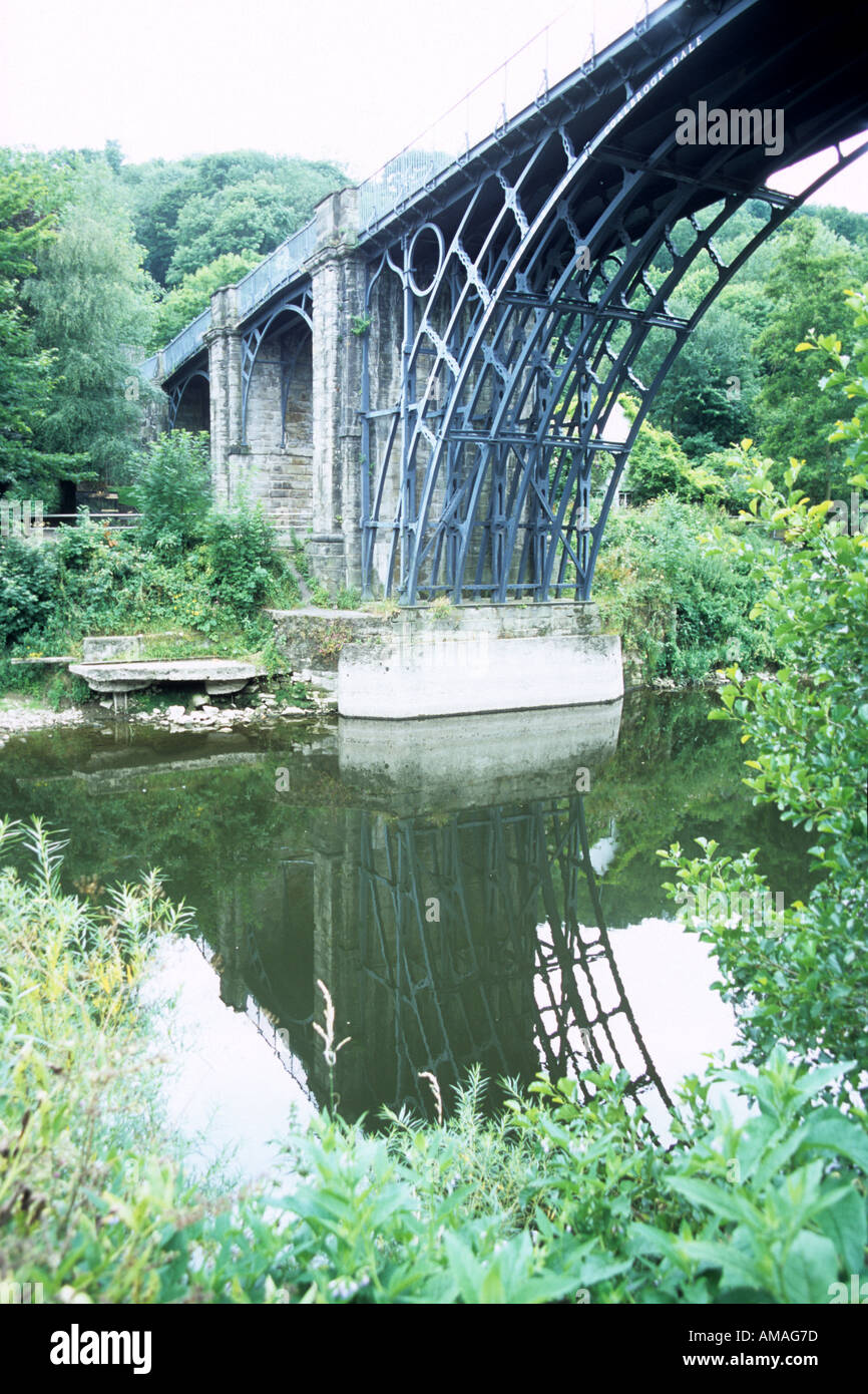 Iron Bridge Shropshire England Stock Photo - Alamy