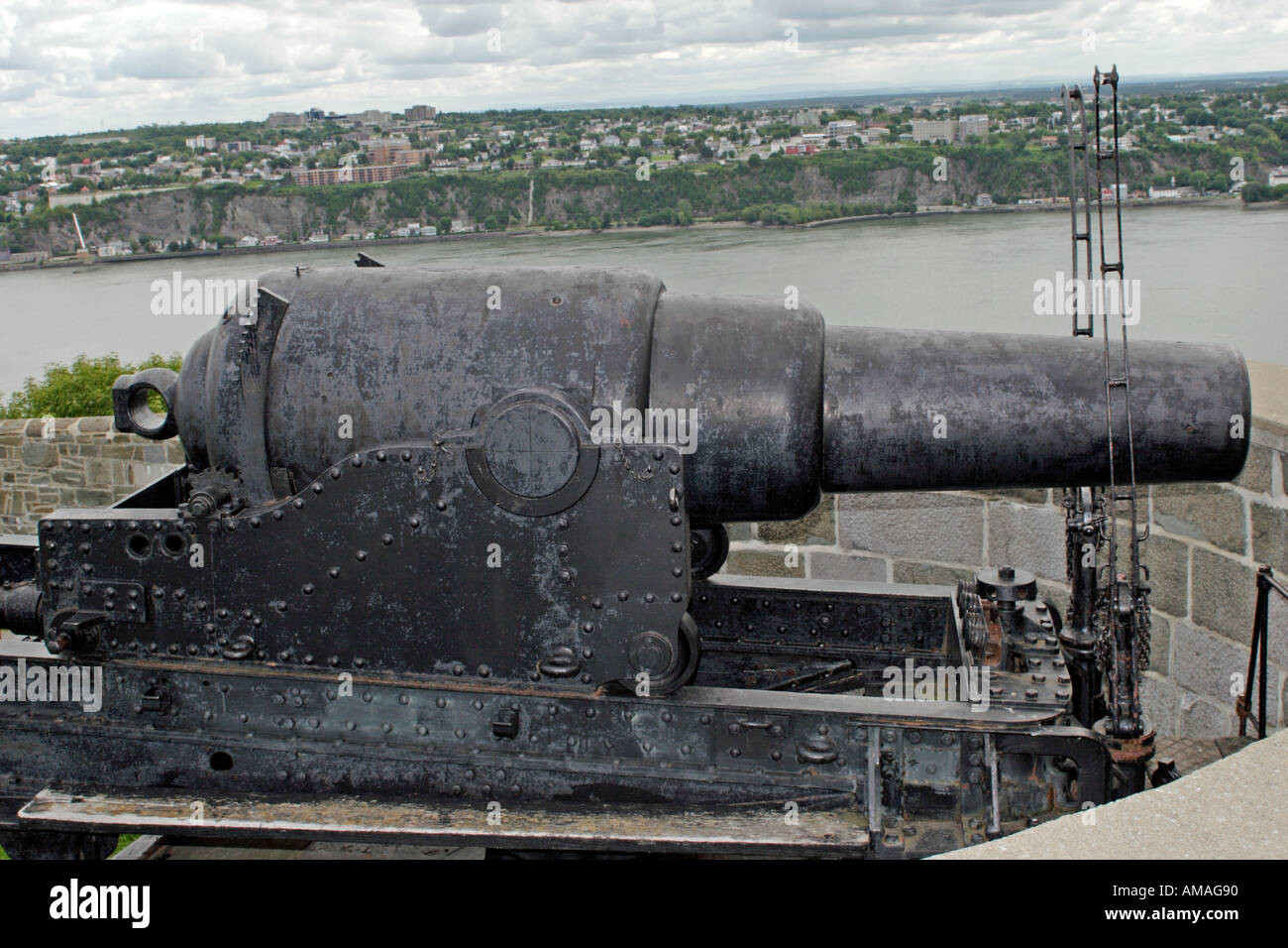 Large Cannon in Citadel Fortress in Quebec City Canada Stock Photo - Alamy