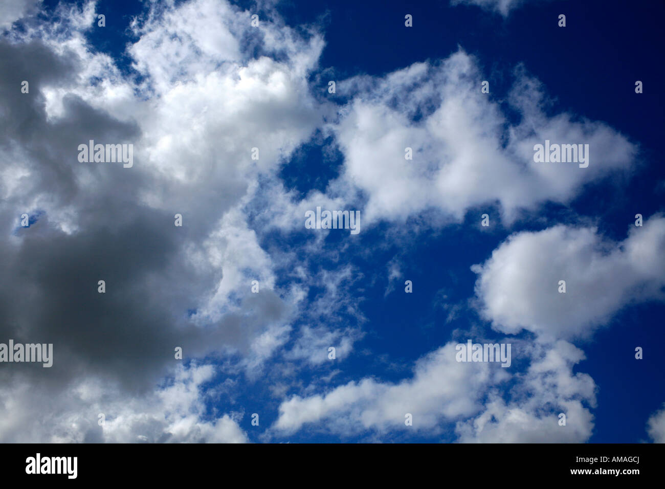 Cloud formation in the blue sky Stock Photo - Alamy