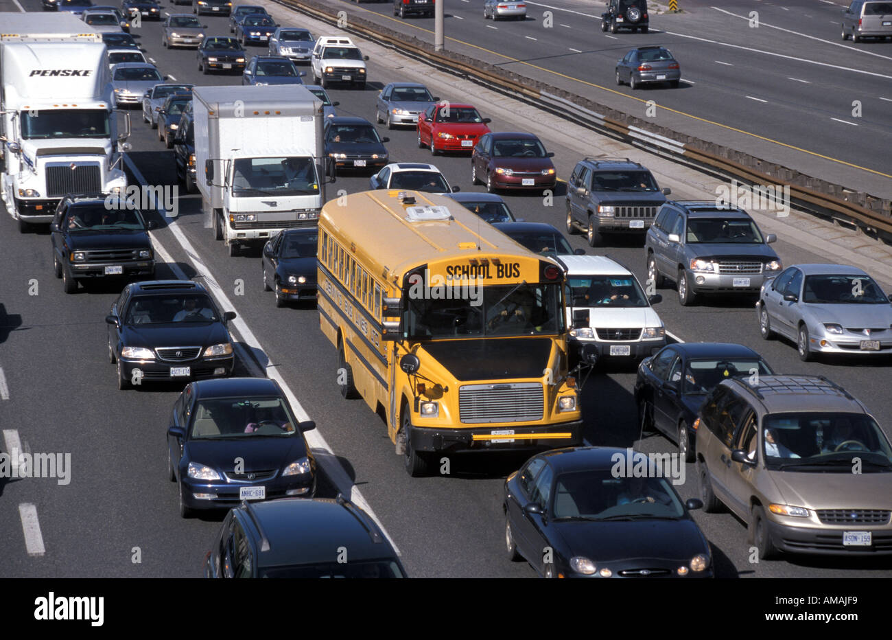 Rush in school bus hi-res stock photography and images - Alamy