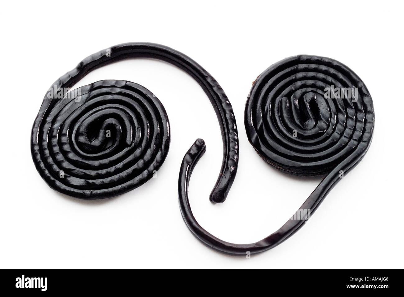 Black licorice candies Cut Out Stock Images & Pictures - Alamy