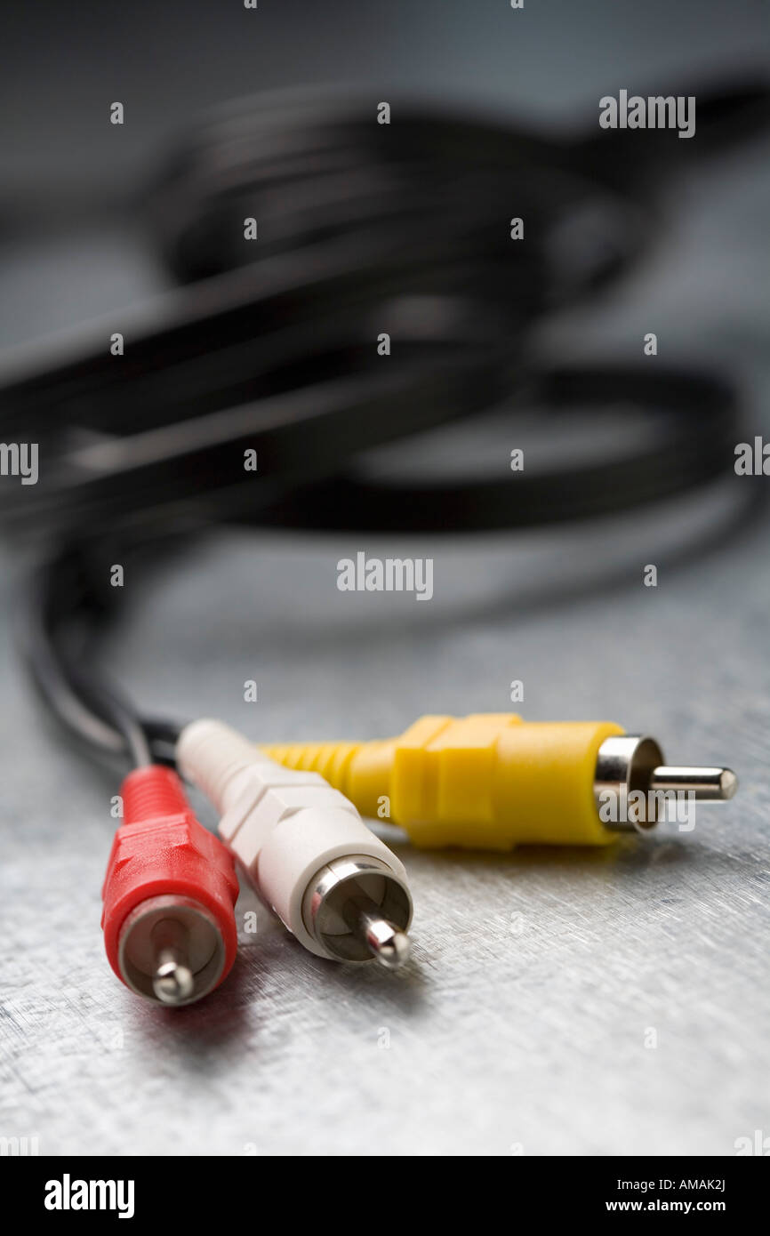Audio and video cable Stock Photo - Alamy