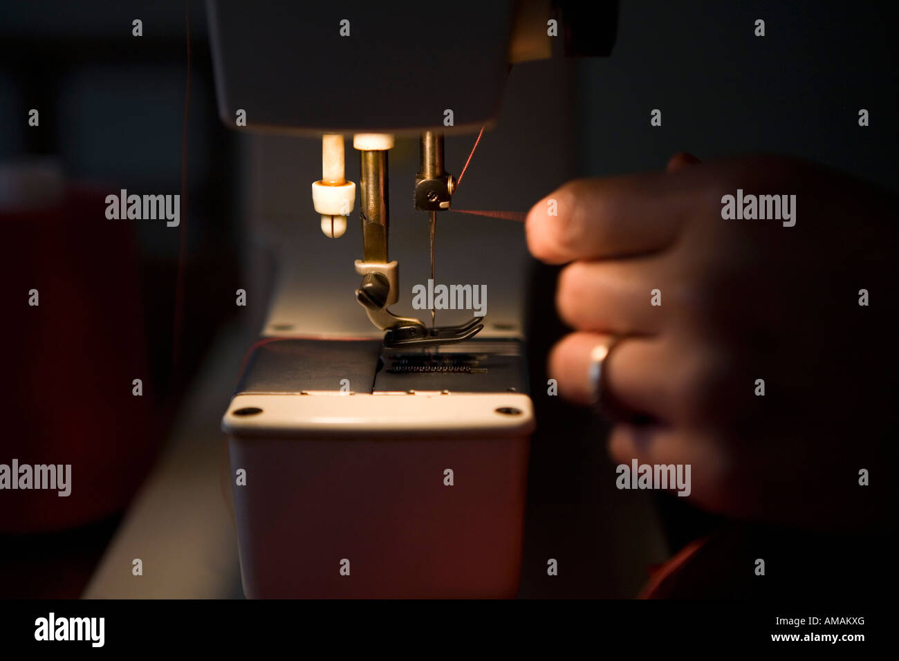 A sewing machine Stock Photo - Alamy
