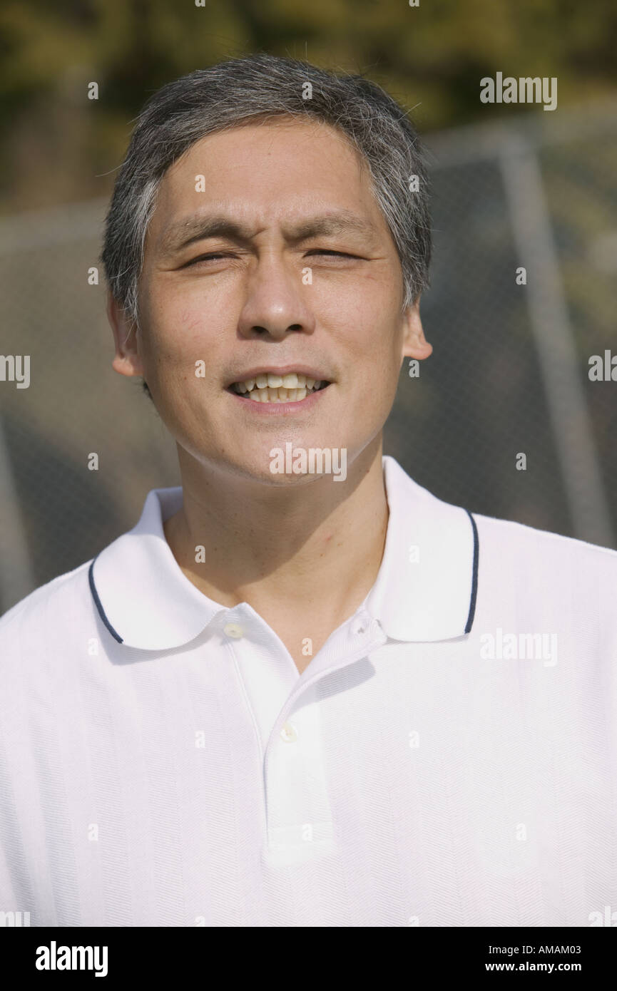 Senior Asian man Stock Photo - Alamy