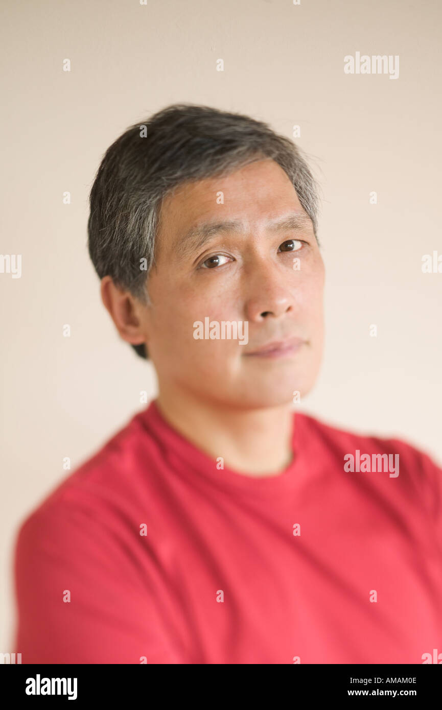 Senior Asian man Stock Photo - Alamy