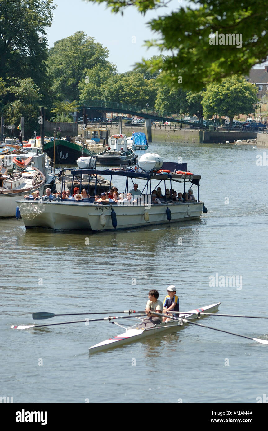 Rowing on the River Thames at Richmond Stock Photo - Alamy