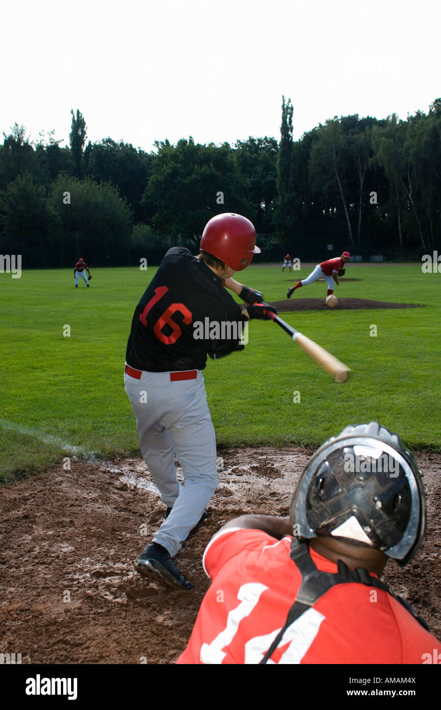 A baseball game Stock Photo - Alamy