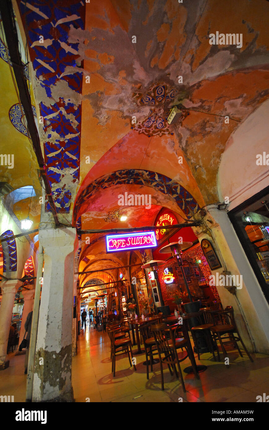 ISTANBUL The Sultan Cafe in the Grand Bazaar (Kapali Carsi). 2008 Stock ...