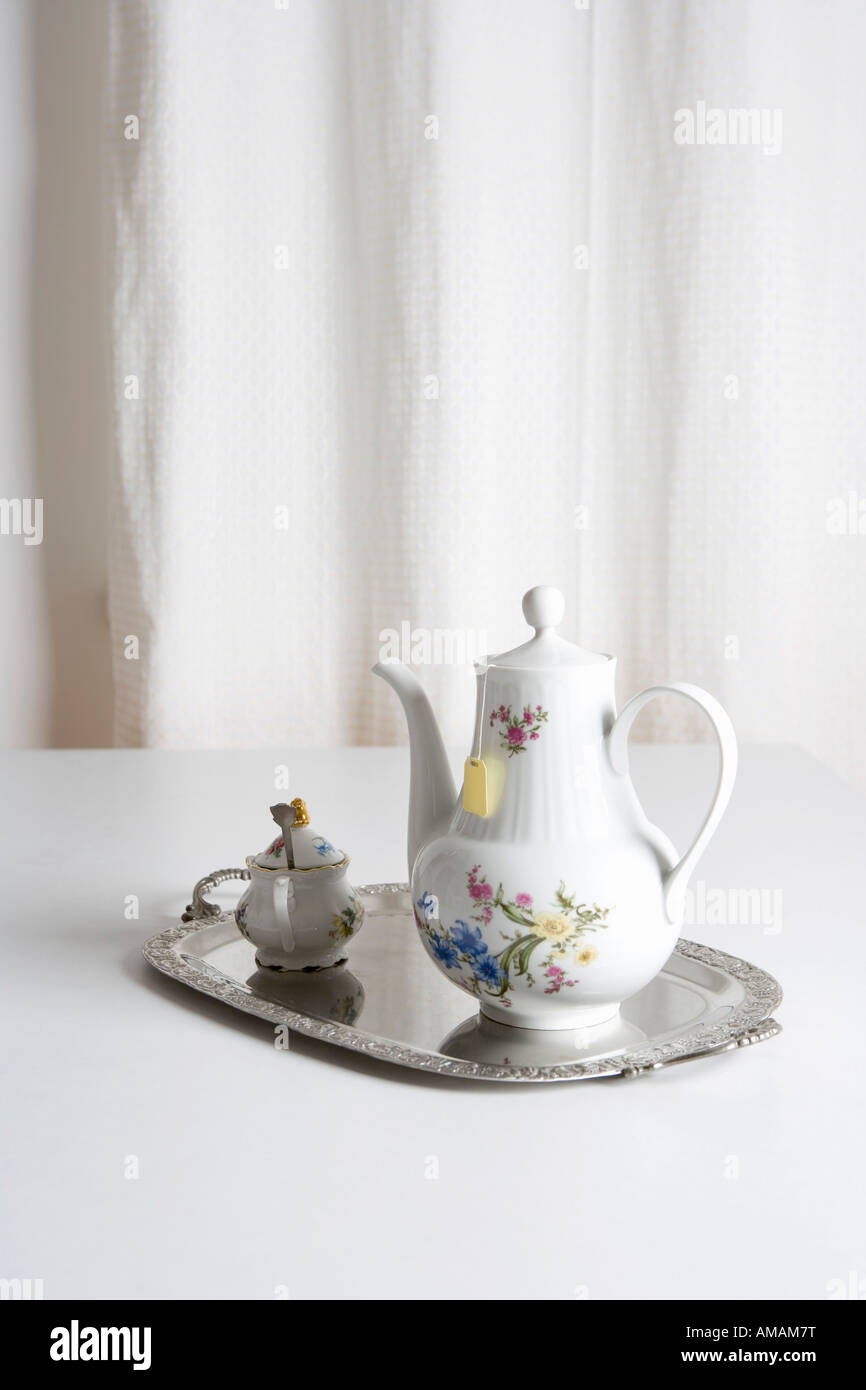 A tea set Stock Photo - Alamy