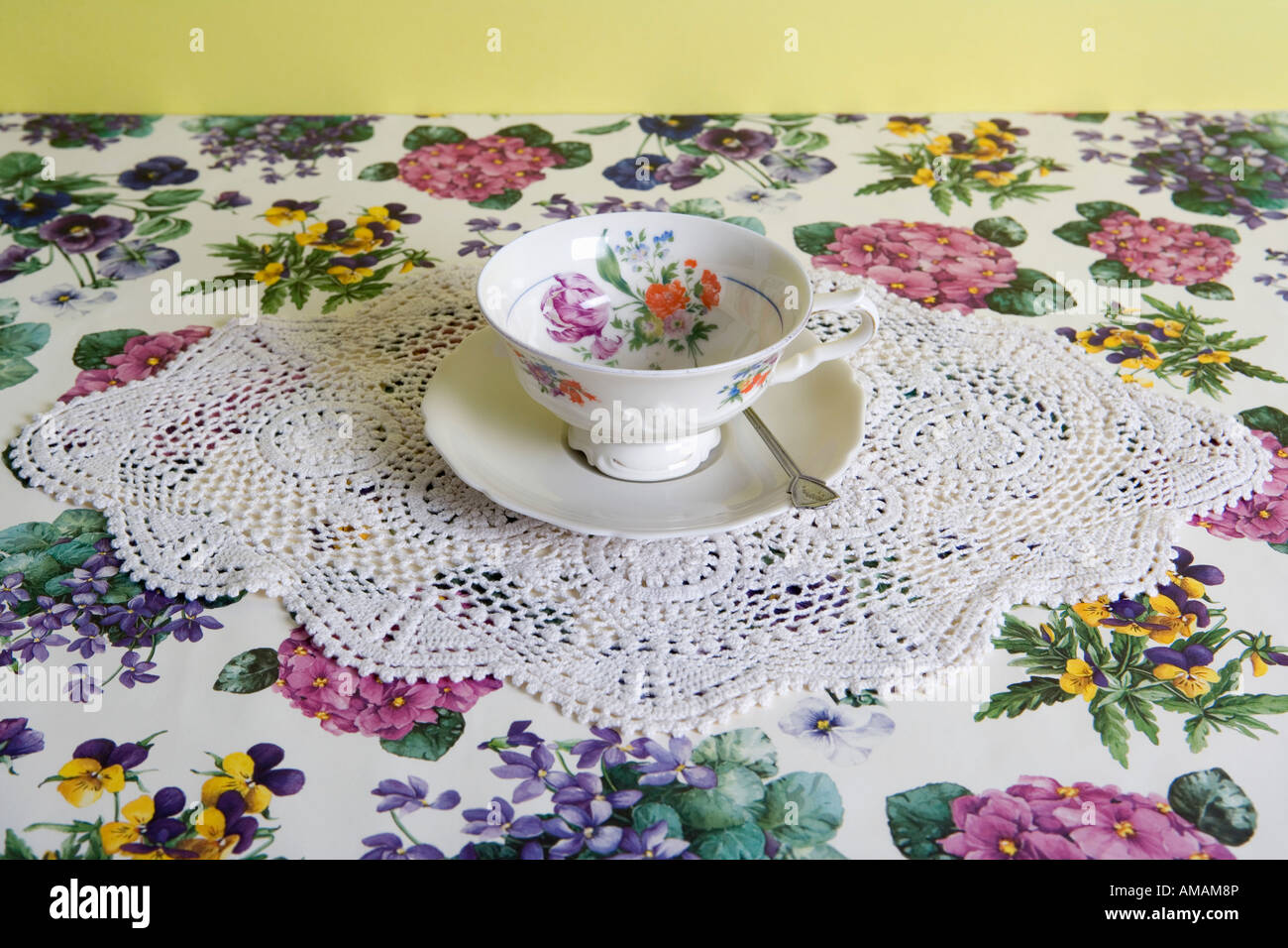 Tablecloth Flower Texture