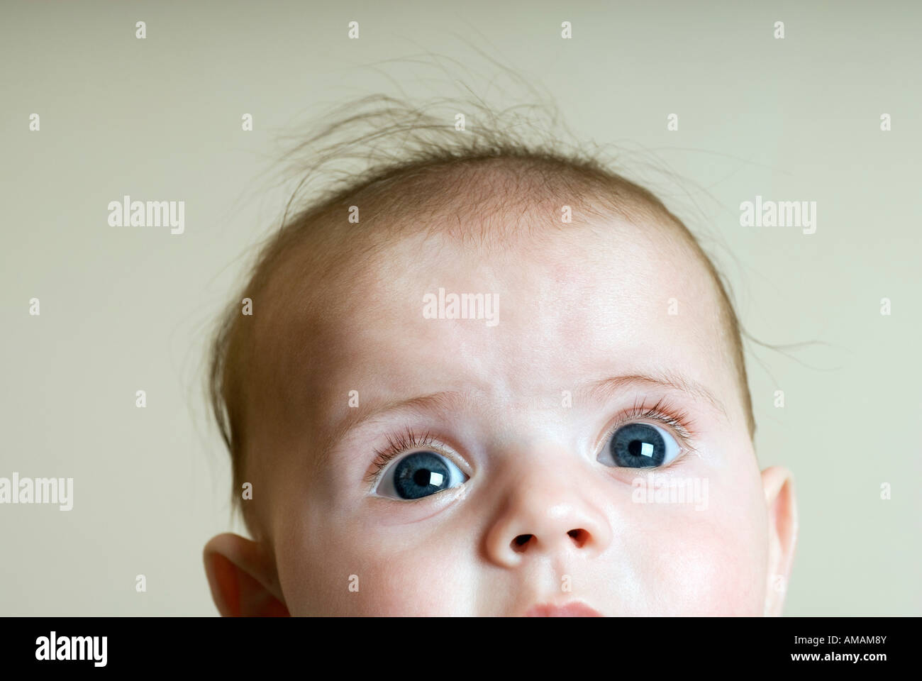 Baby person worried expression hi-res stock photography and images - Alamy