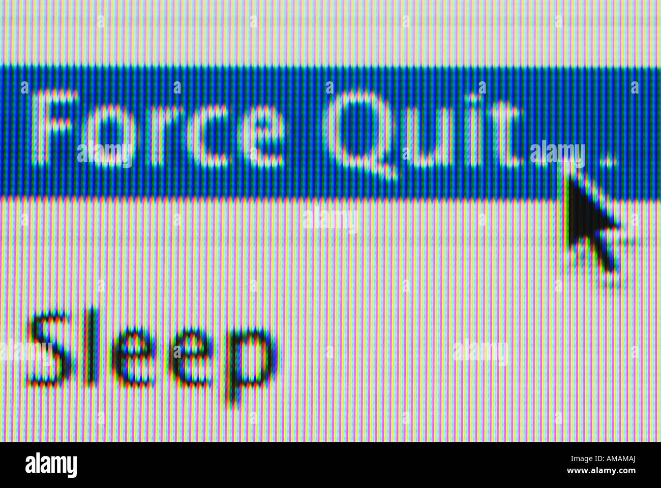 Pixilated text hi-res stock photography and images - Alamy