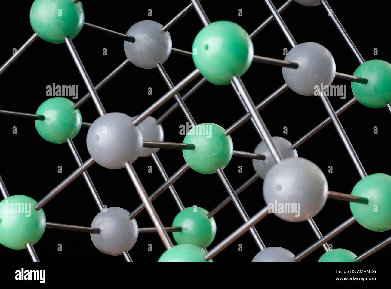 Close-up of ball and stick model Stock Photo - Alamy