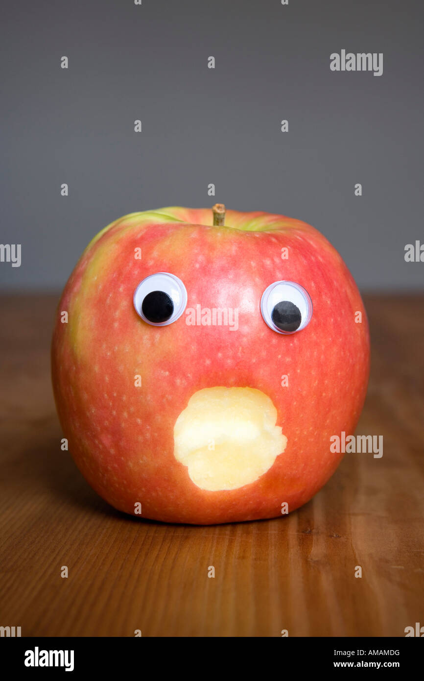 Apple face hi-res stock photography and images - Alamy