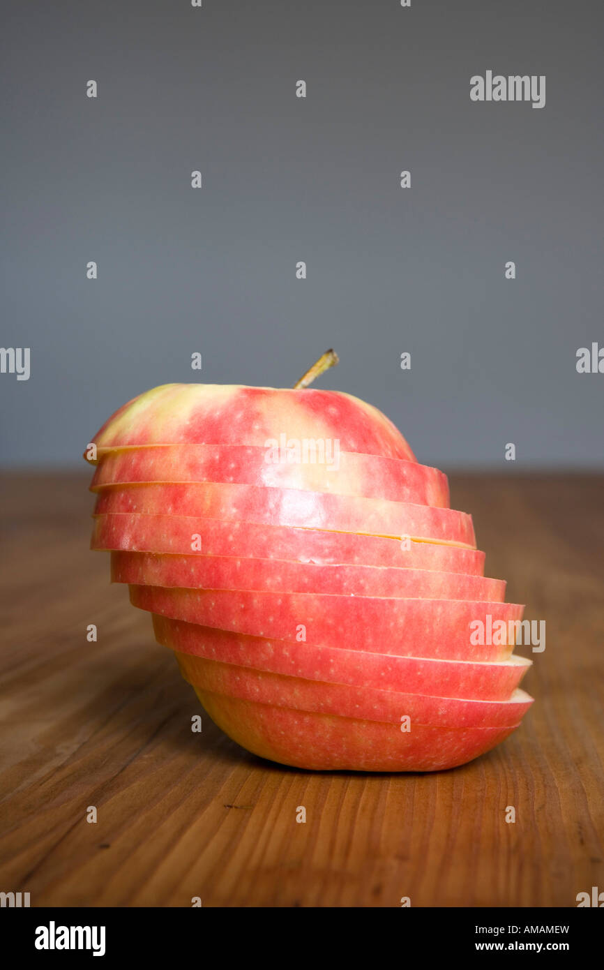 A sliced apple Stock Photo - Alamy