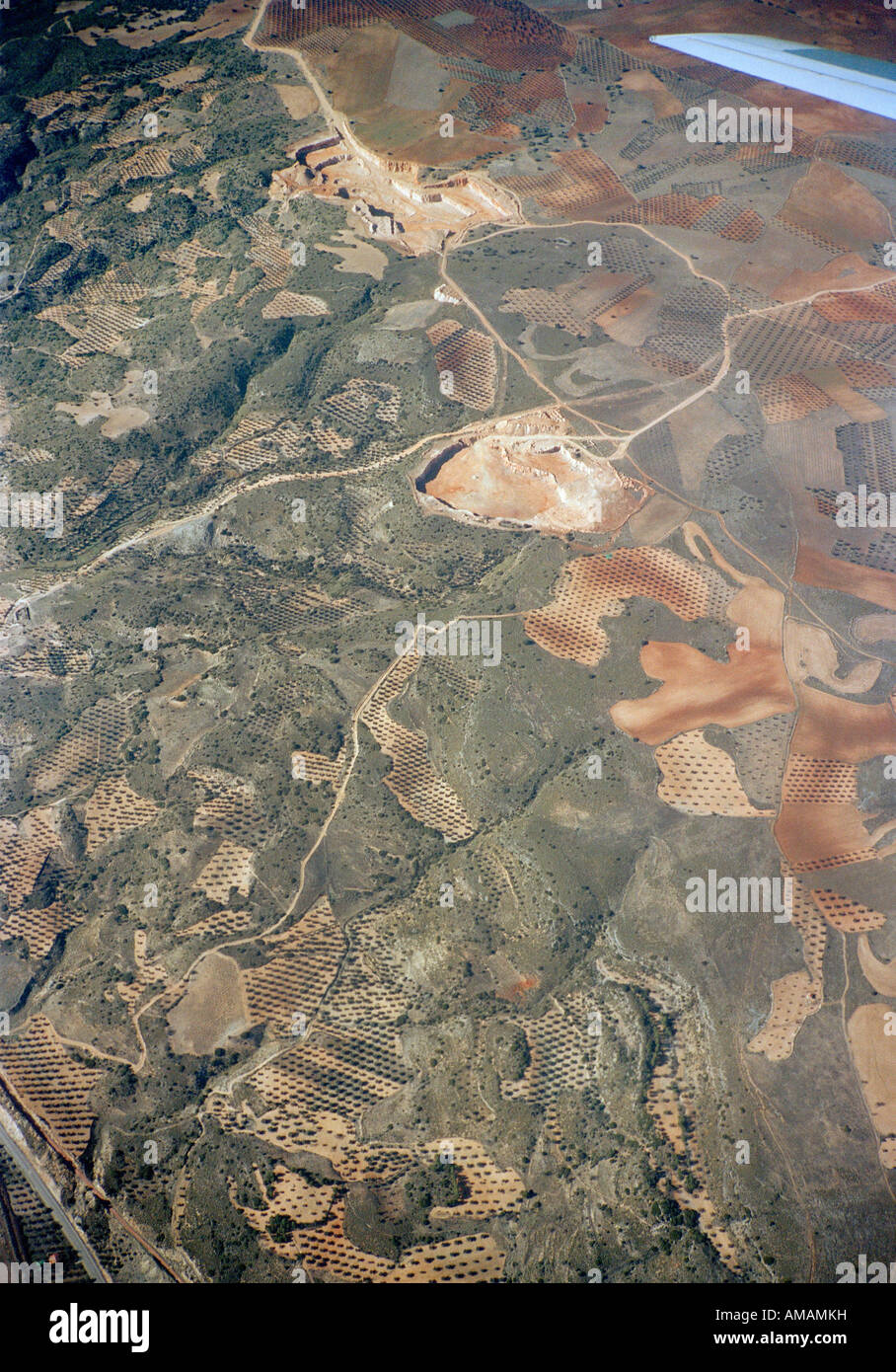 Aerial view of land Stock Photo - Alamy