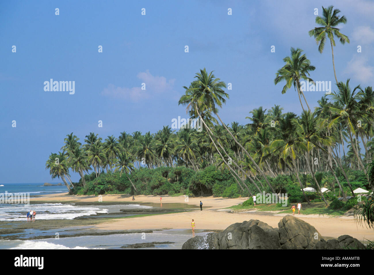 Sri Lanka Galle beach Stock Photo - Alamy