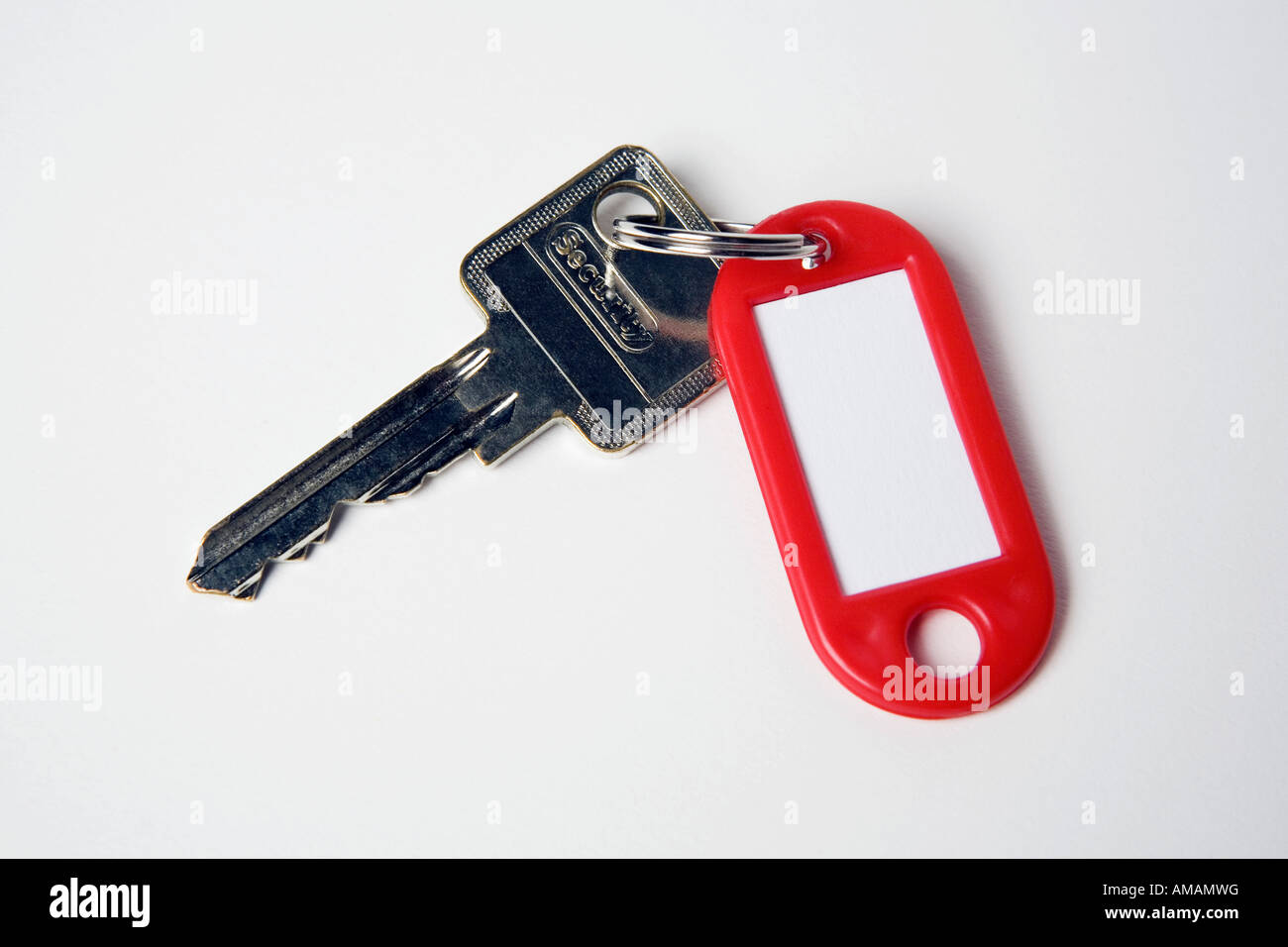 A key and a key ring Stock Photo - Alamy