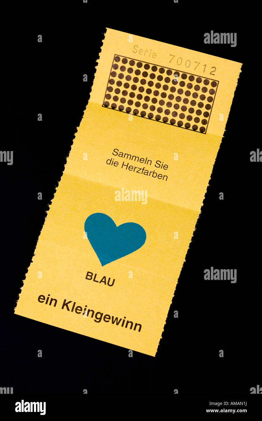 Blue raffle ticket hi-res stock photography and images - Alamy