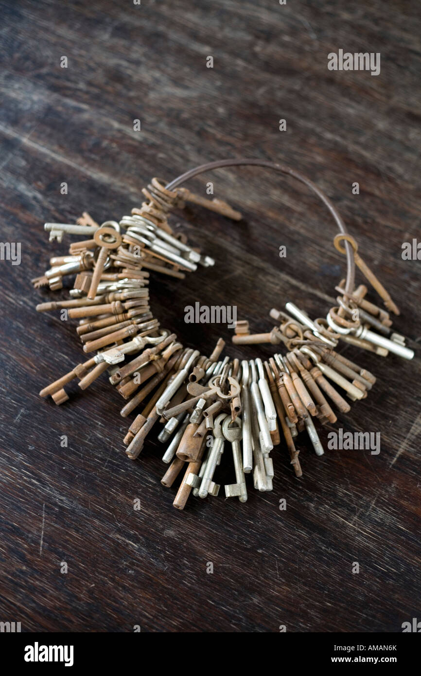 Antique key ring hi-res stock photography and images - Alamy