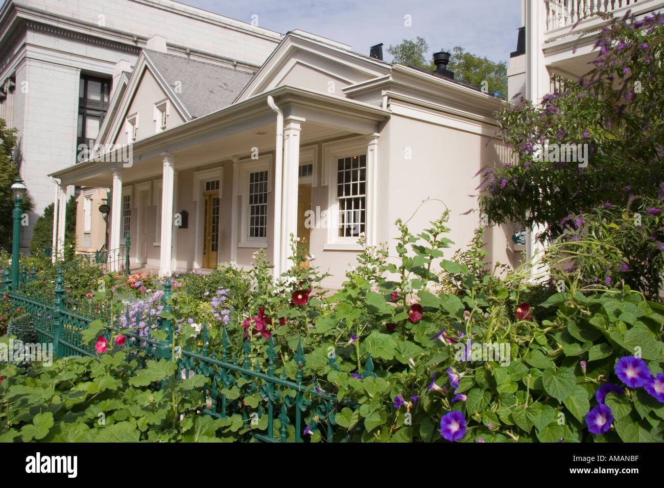 Historic Beehive House home of Mormon pioneer leader Brigham Young in ...
