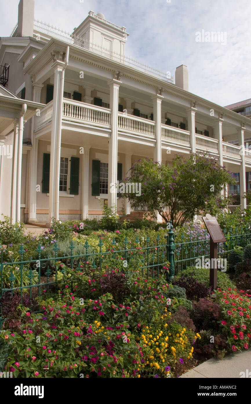 Historic Beehive House home of Mormon pioneer leader Brigham Young in ...