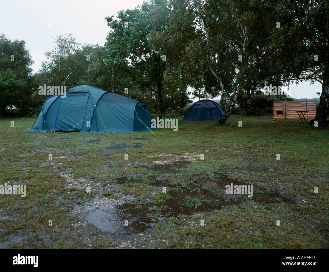 A camping ground Stock Photo - Alamy