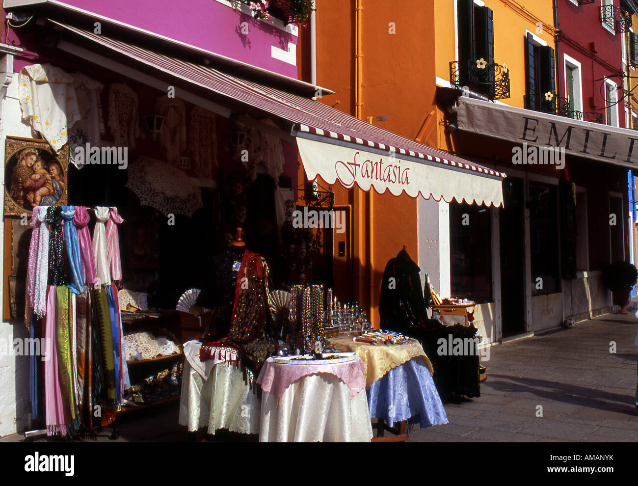 Burano lace display hi-res stock photography and images - Alamy