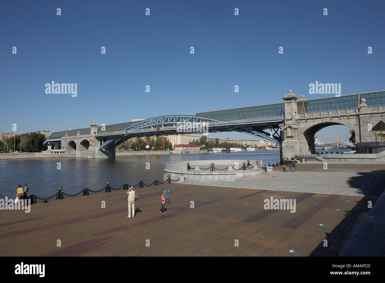 Glazed pedestrian bridge hi-res stock photography and images - Alamy
