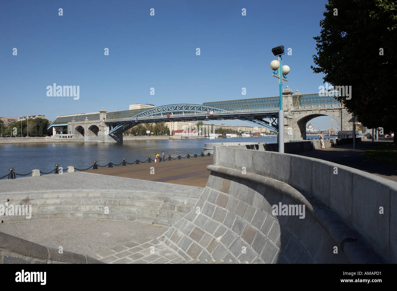 Glazed pedestrian bridge hi-res stock photography and images - Alamy